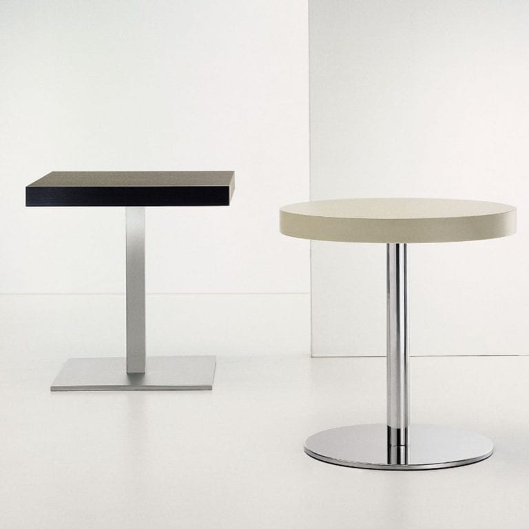 Inox Round Coffee Antique Effect - Bourne Furniture