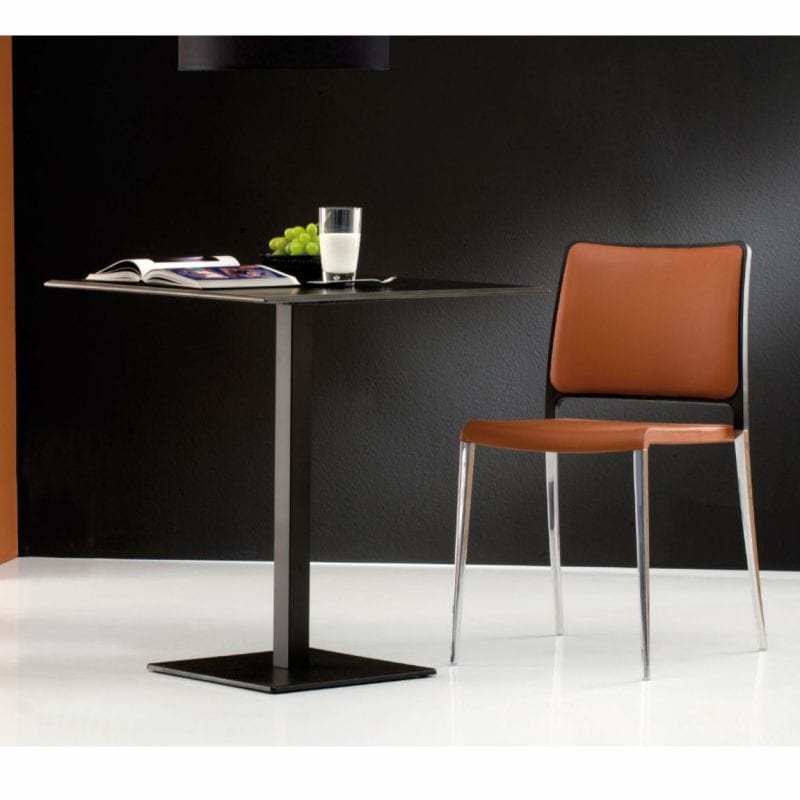 Inox Square Dining Antique Effect - Bourne Furniture