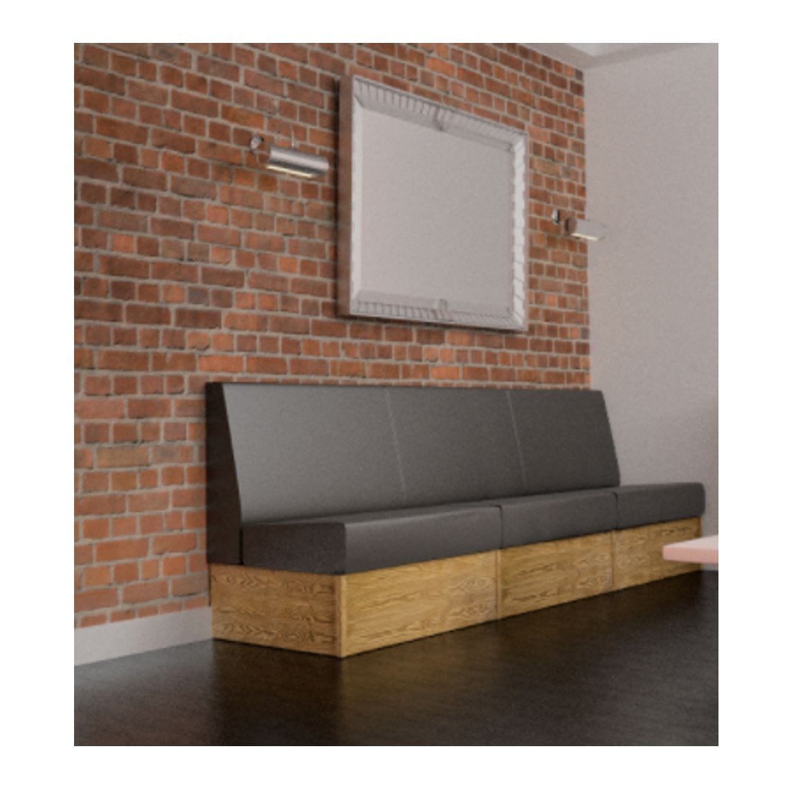 Plain Fixed Seating - Bourne Furniture