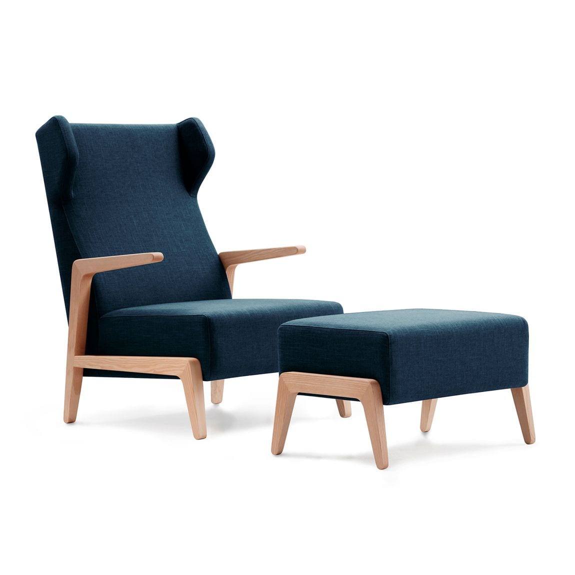 Boomerang Foot Stool - Bourne Furniture