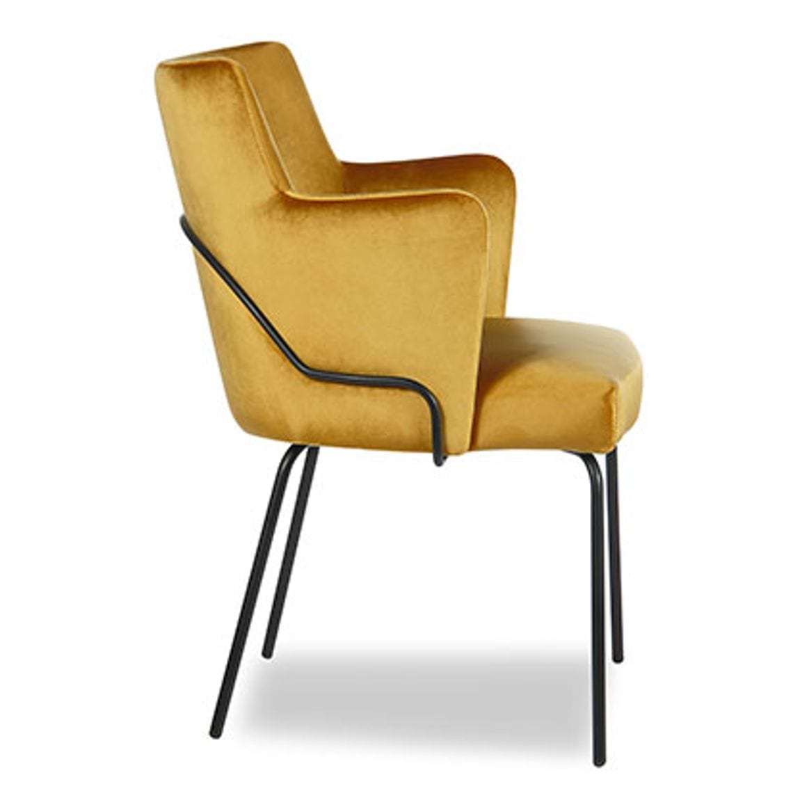 Louvre Tube Flute Chair - Bourne Furniture