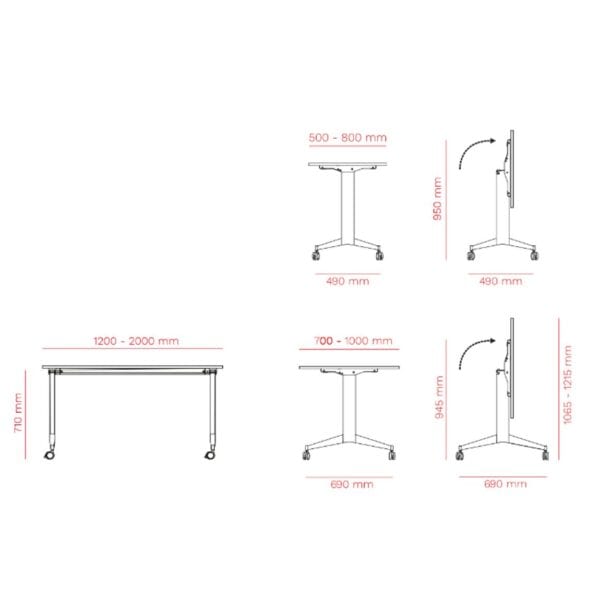 Timmy Tilt Table - Bourne Furniture