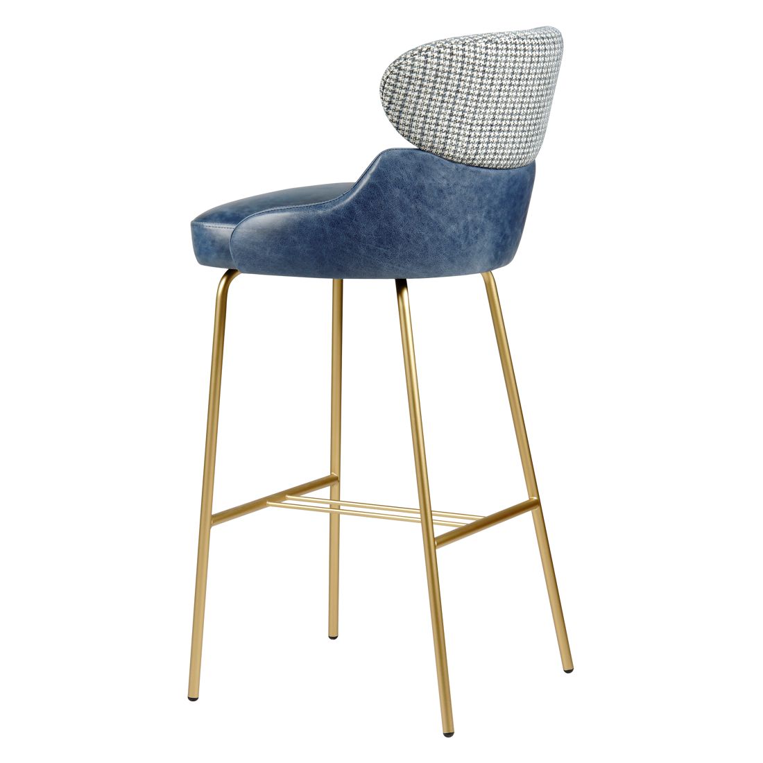 Diamond Steel Bar Stool - Bourne Furniture