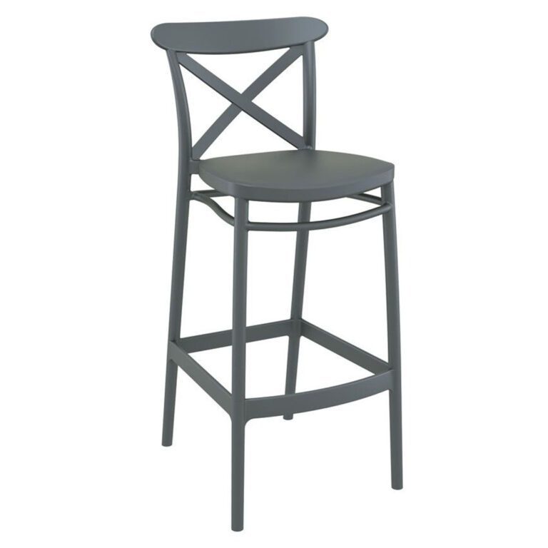 Cross Bar Stool - Bourne Furniture