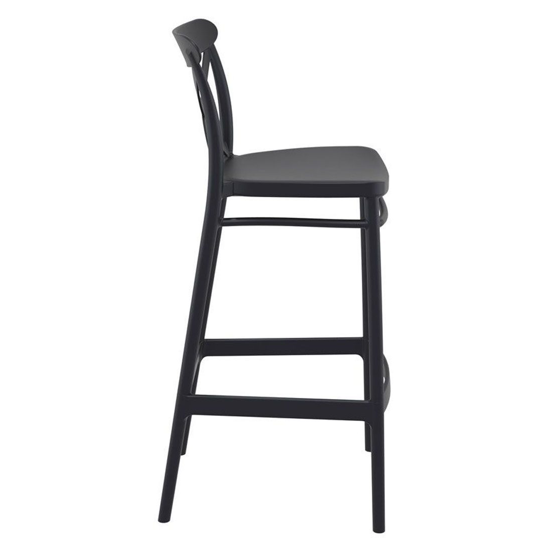 Cross Bar Stool - Bourne Furniture