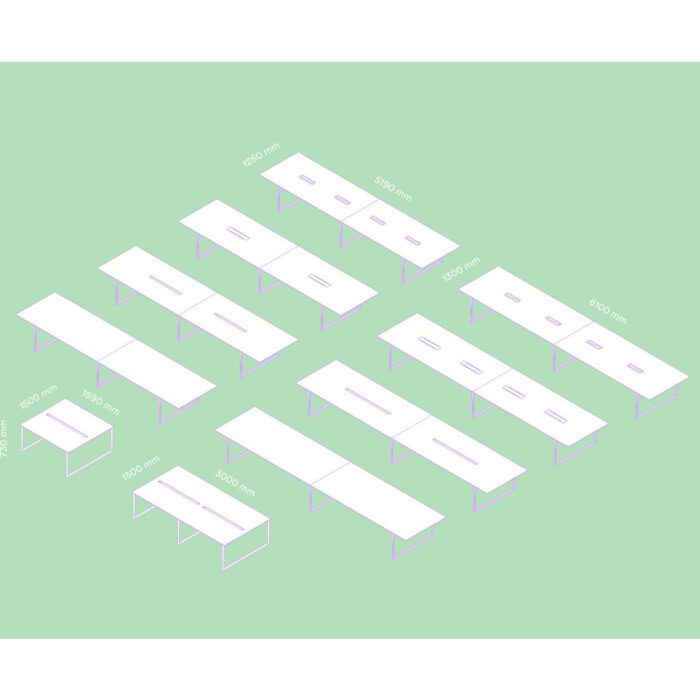 Toa Conference Table - Bourne Furniture